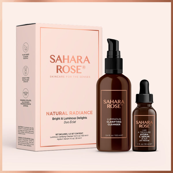 Natural Radiance | Bright & Luminous Delights Gift Set – SAHARA ROSE